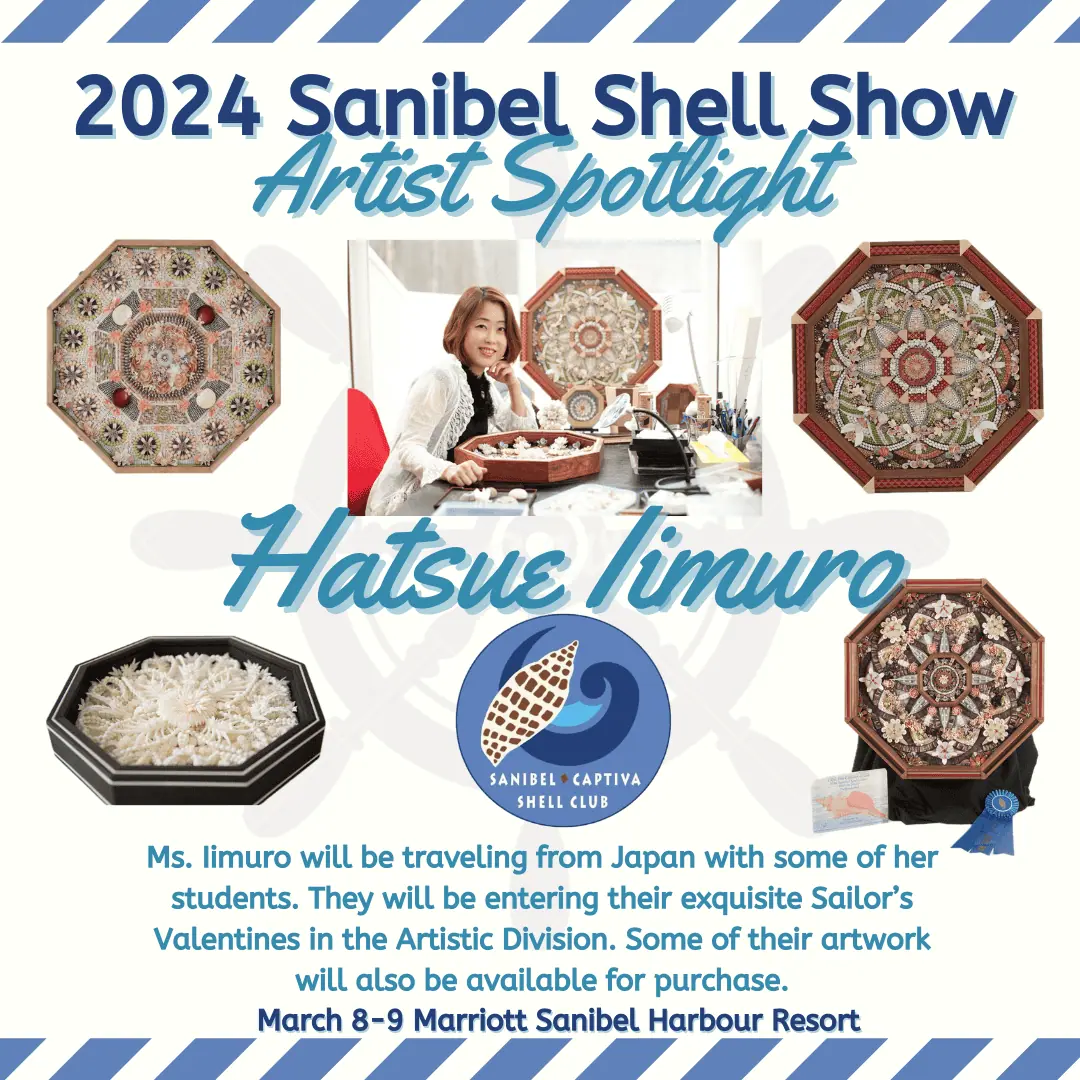 JAPANESE ARTIST RETURNS TO SANIBEL SHELL SHOW AT MARRIOTT SANIBEL ...
