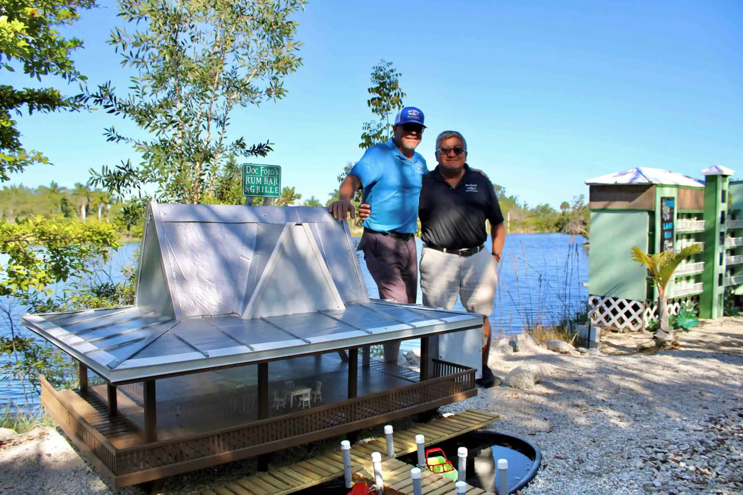 Doc Ford’s employees build, donate Fort Myers Beach miniature ...