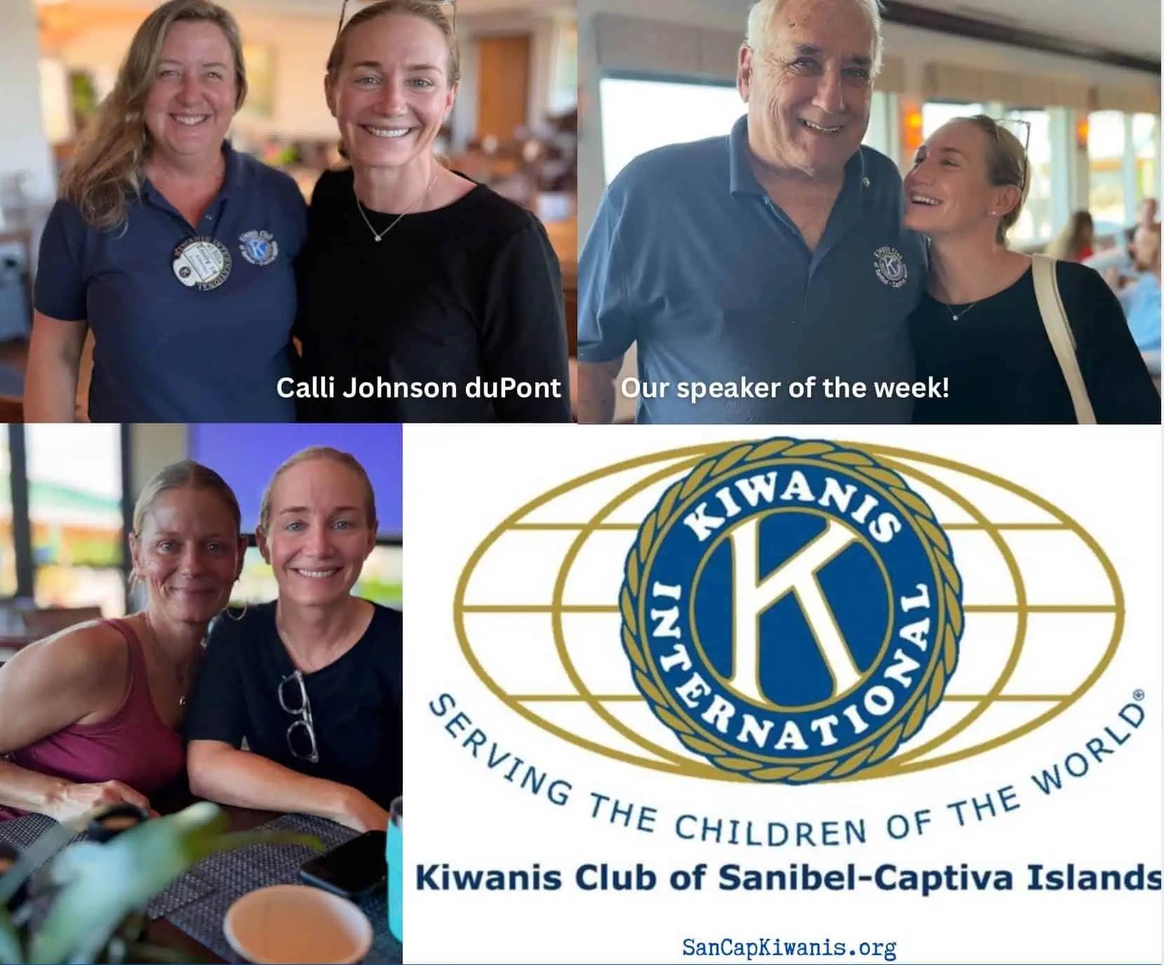 SanCap Kiwanis Welcomes Calli Johnson duPont as Speaker of the Week ...